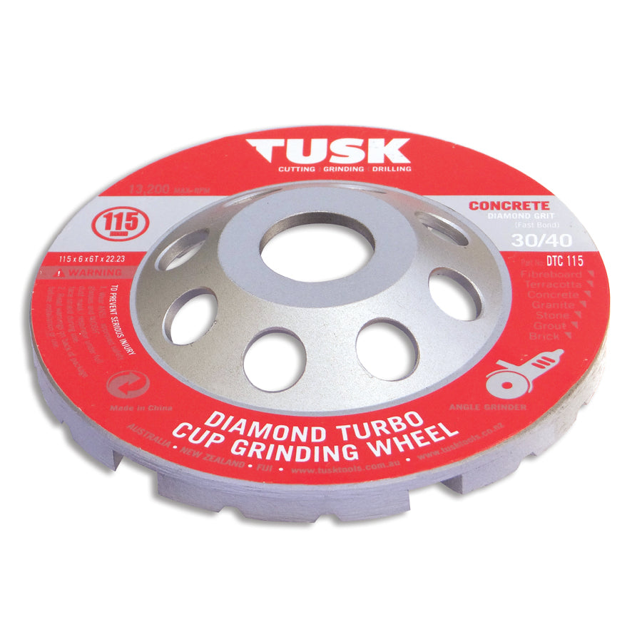 Diamond Turbo Cup Grinding Wheel – Tusk Tools